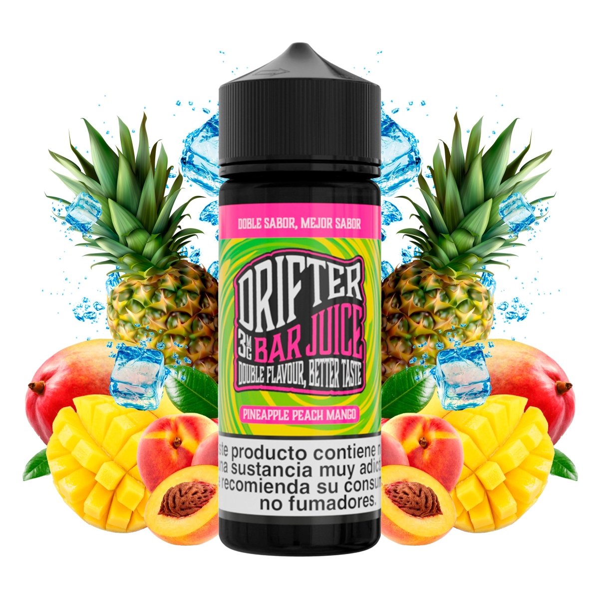 Drifter Bar Pineapple Peach Mango | Eliquid de Juice Sauz – DIY Vape Shop