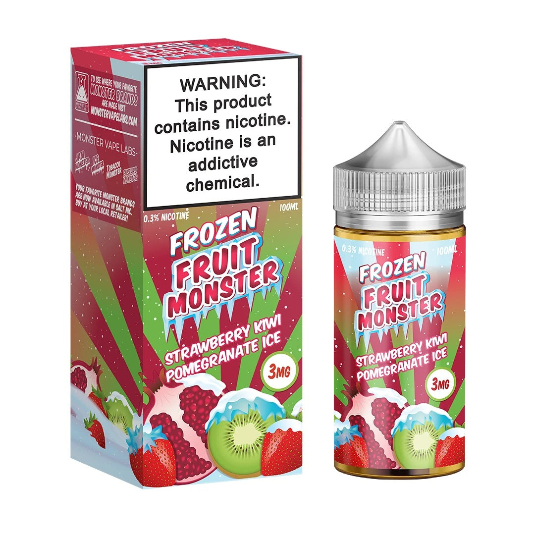 Frozen Fruit Monster Strawberry Kiwi Pomegranate Ice - Eliquid de Monsterlabs en DIY Vape.