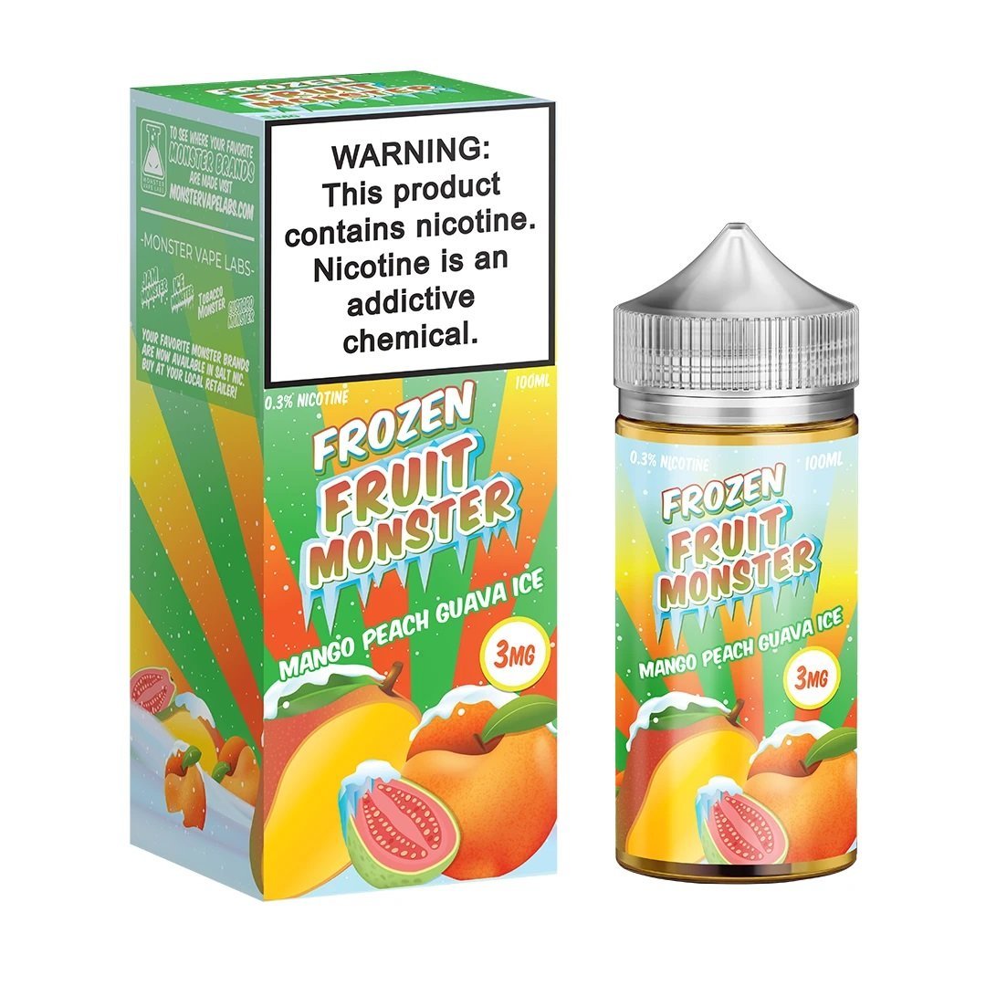 Frozen Fruit Monster Mango Peach Guava Ice - Eliquid de Monsterlabs en DIY Vape.