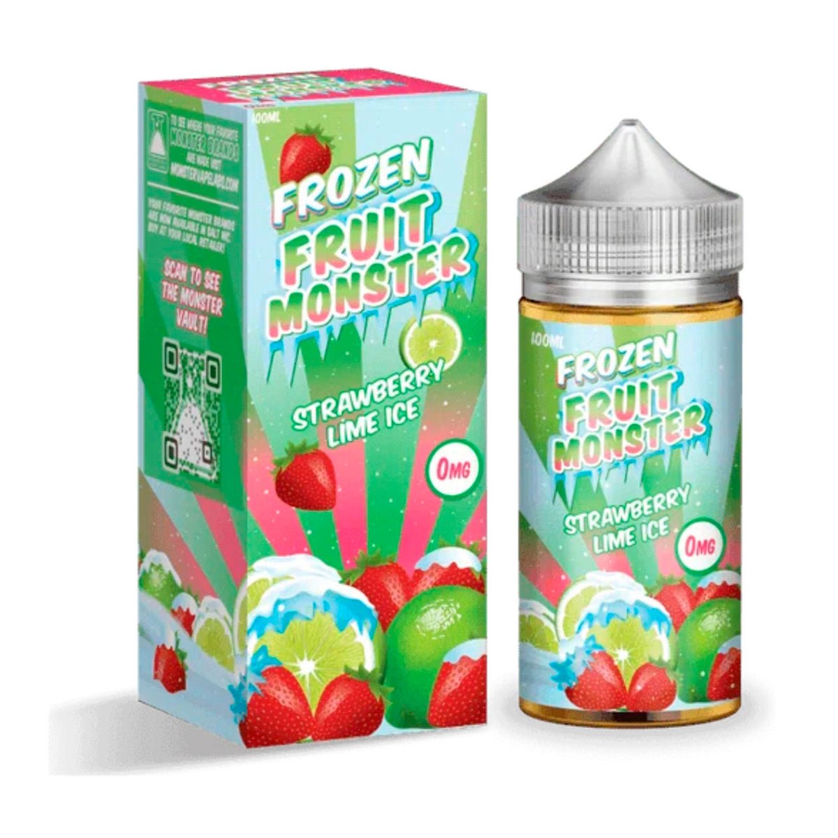 Frozen Fruit Monster Strawberry Lime Ice - Eliquid de Monsterlabs en DIY Vape.