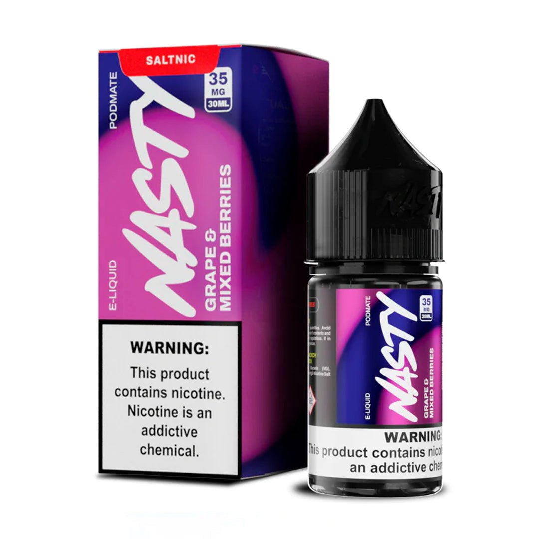Nasty - Podmate Grape & Mixed Berries Salts - Sales de Nicotina de Nasty en DIY Vape.