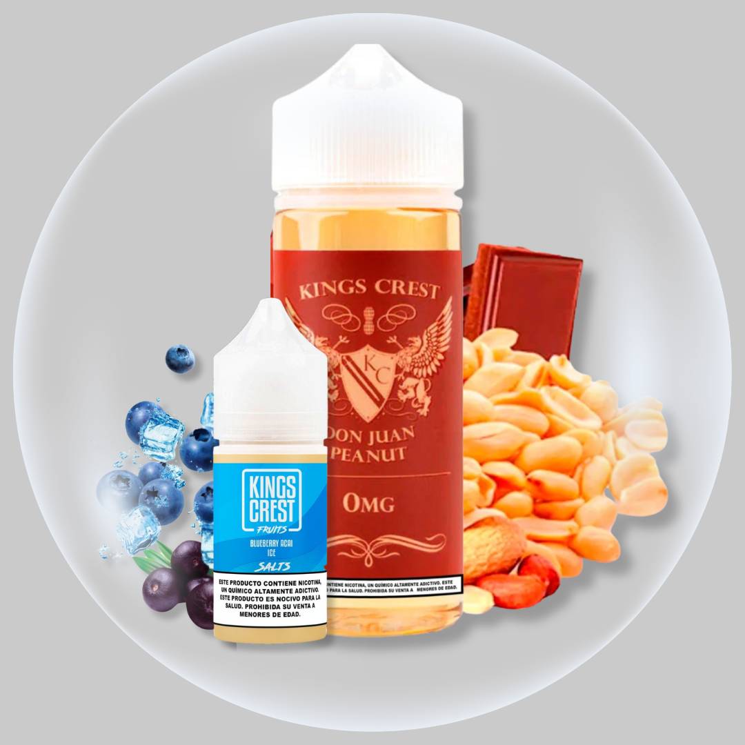 King Crest: Líquidos de vape y Sales de Nicotina Premium | DIY Vape
