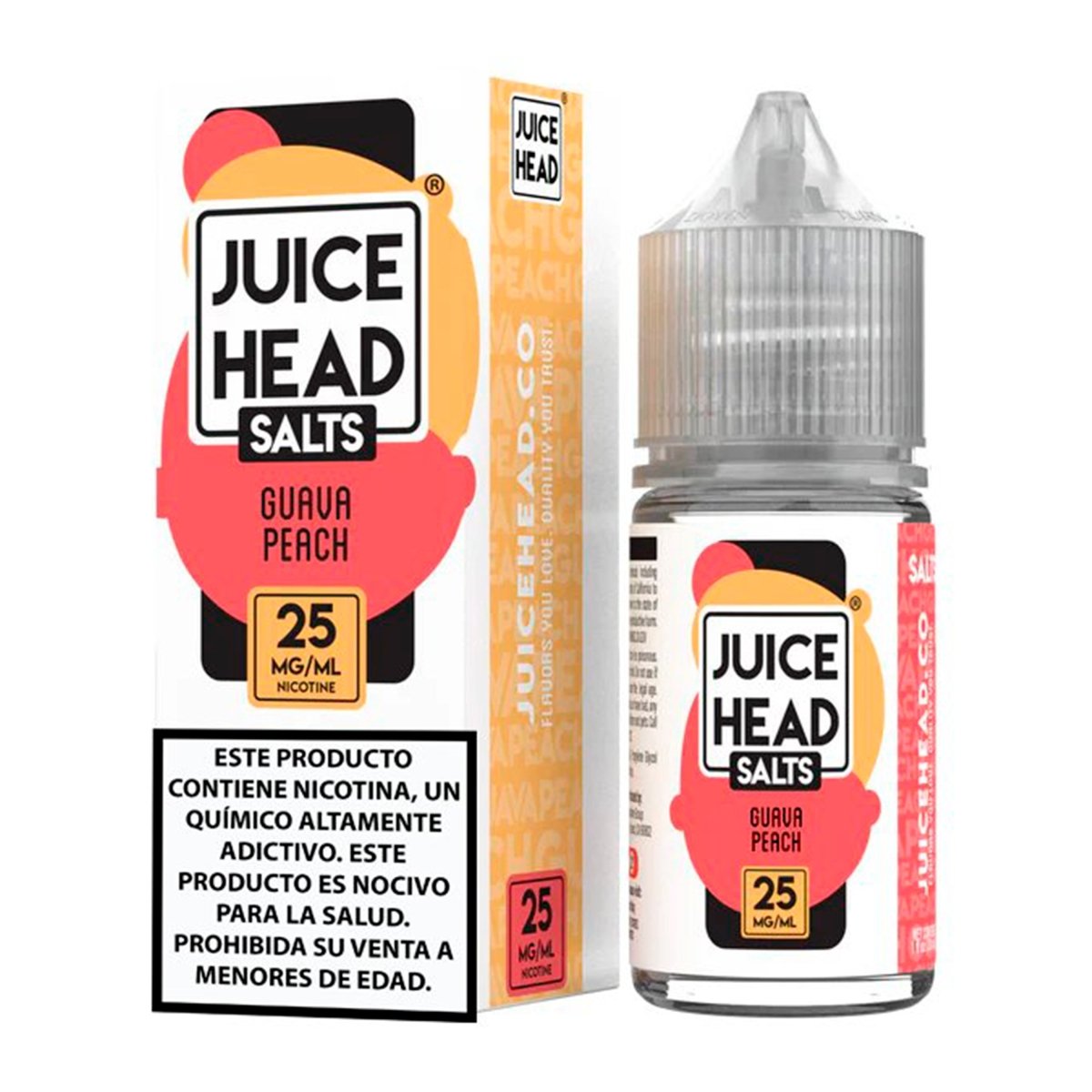 Guava Peach Salts | Sales de Nicotina de Juice Head