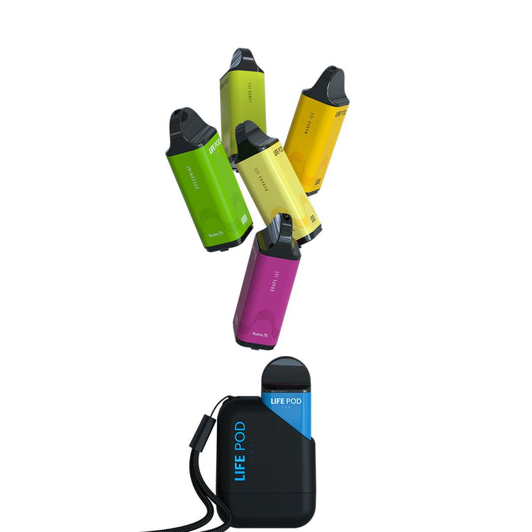 Life Pod Vapers desechables, Vape Pod recambiable | 29 Sabores